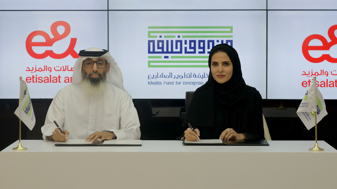 Khalifa Fund for Enterprise Development partnership with e& UAE to accelerate local startup growth